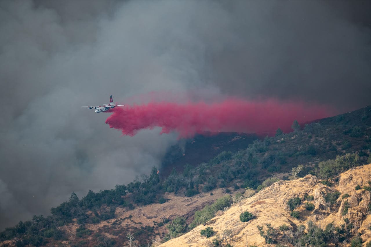 Pickett Fire northwest Calistoga doubled overnight – Calistoga Tribune